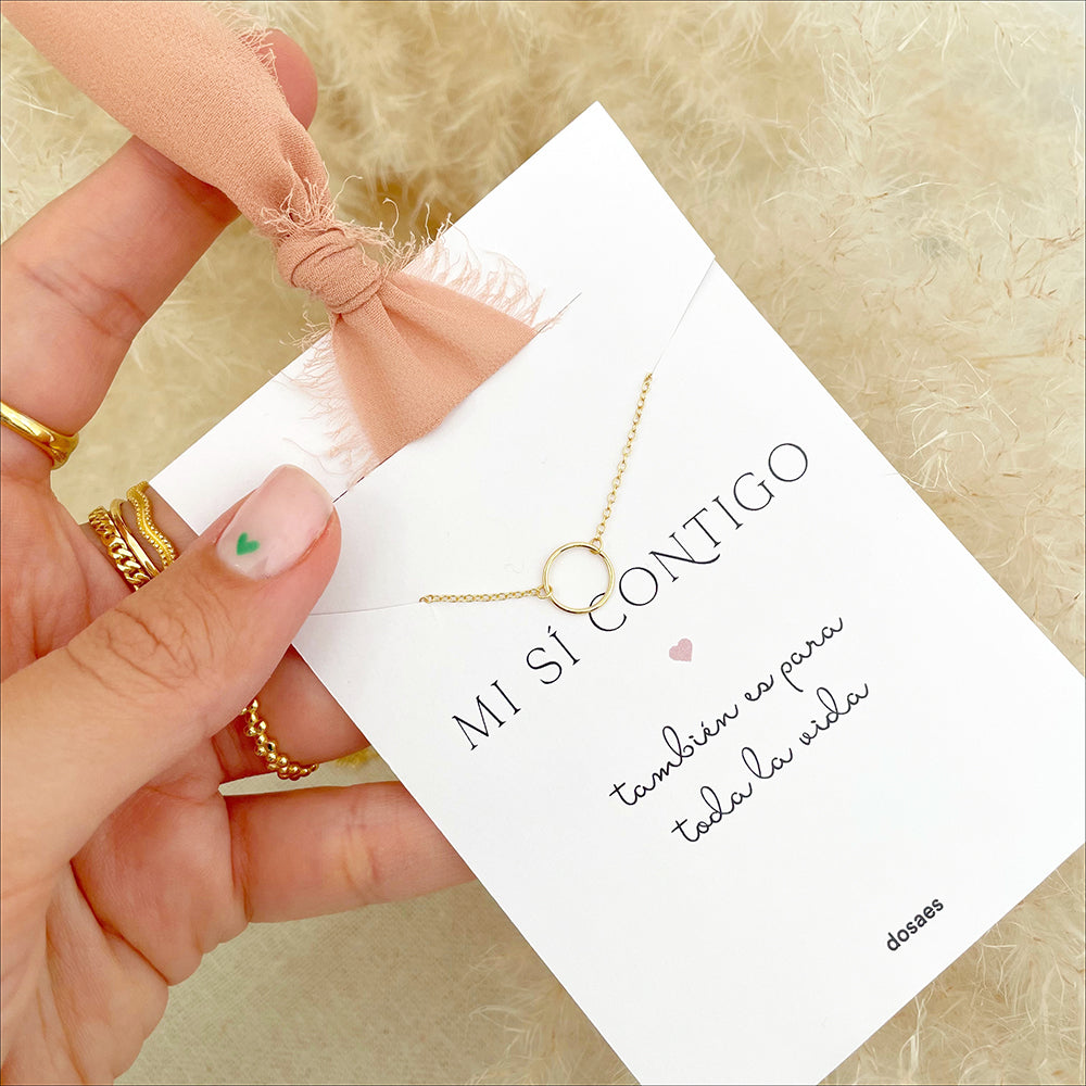 Tarjeta "Mi si contigo" – dosaes